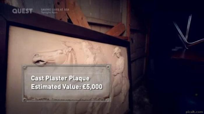 Cast Plaster Plaque Estimated Value: £5,000 - Picalt