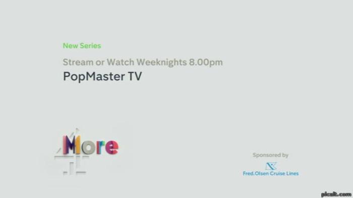 New Series Stream or Watch Weeknights 8.00pm PopMaster TV More4 - Picalt