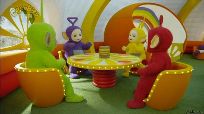 The Teletubbies were All Could see that Half of the Tubby Toast Tower ...