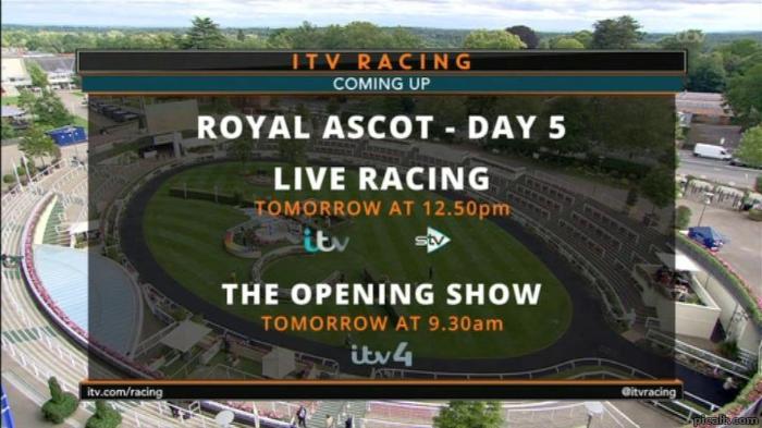 ROYAL ASCOT - DAY 5 LIVE RACING TOMORROW AT 12.50pm itv & stv THE ...