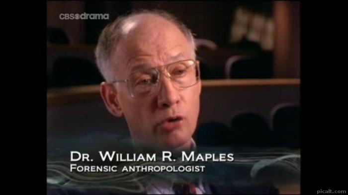 DR. WILLIAM R. MAPLES FORENSIC ANTHROPOLOGIST - Picalt