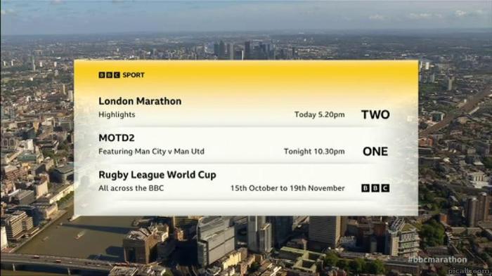 London Marathon Today 5.20pm TWO Highlights MOTD2 Featuring Man City v ...