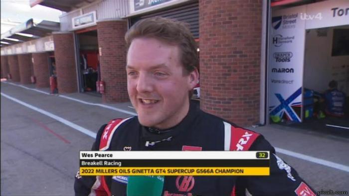 Wes Pearce Breakell Racing 2022 MILLERS OILS GINETTA GTA SUPERCUP G566A ...