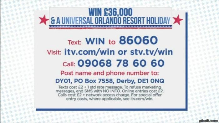 WIN £36,000 & A UNIVERSAL ORLANDO RESORT HOLIDAY - Picalt