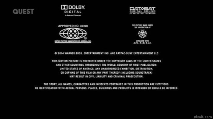 DOLBY DIGITAL In Selected Theatres DATASAT DIGITAL SOUND APPROVED NO ...